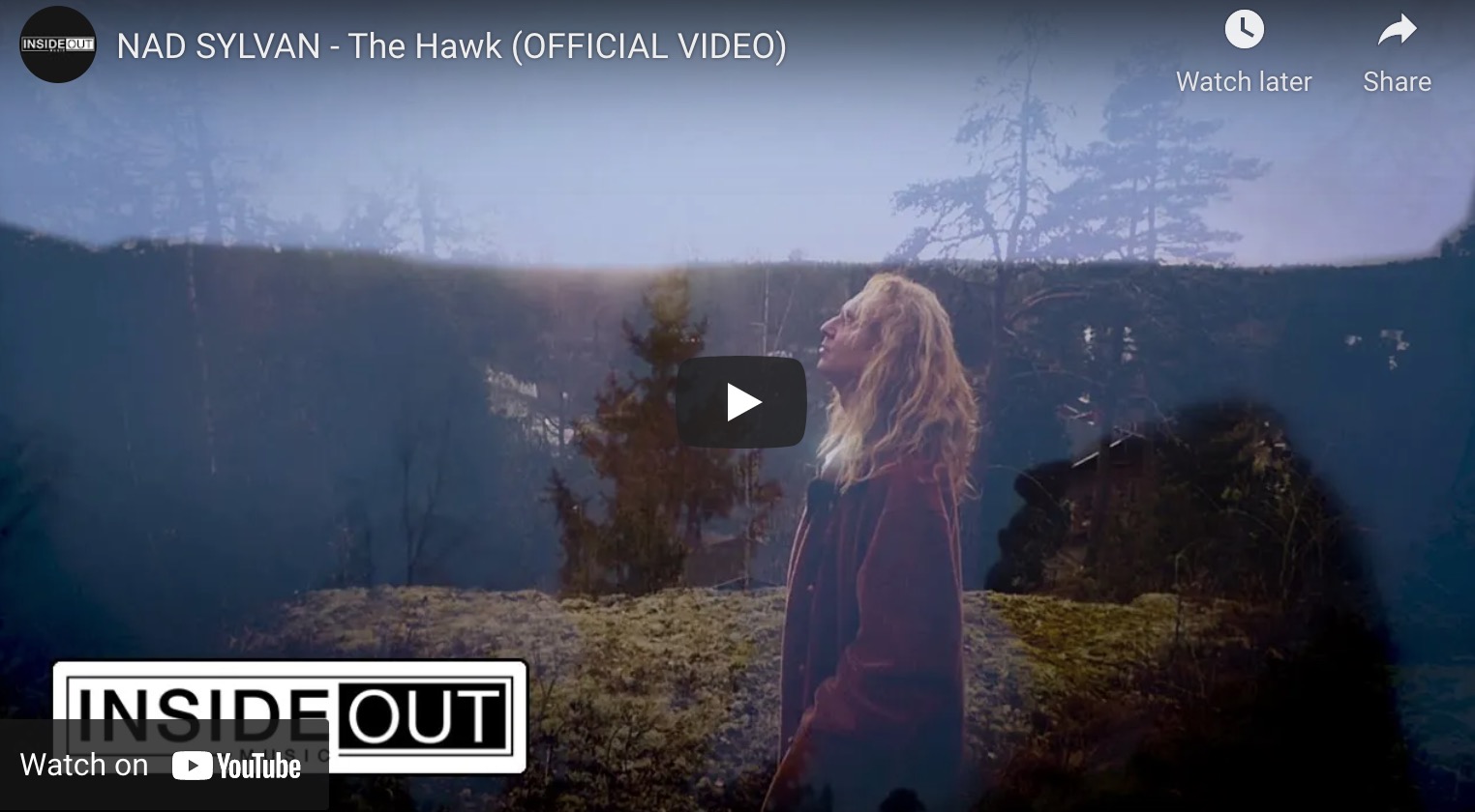 Nad Sylvan releases new video for single “The Hawk” - The Prog Report