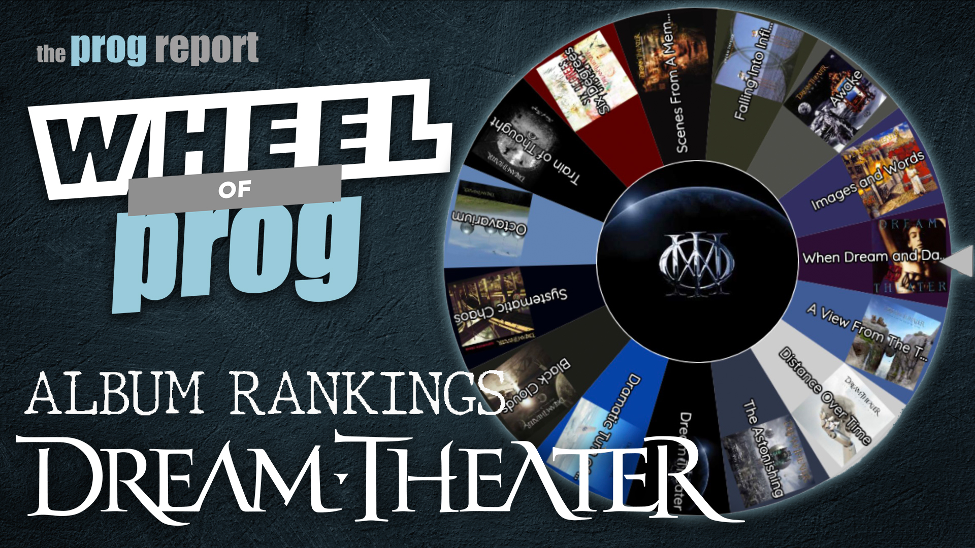 Wheel of Prog - Dream Theater Albums Tier List - The Prog Report